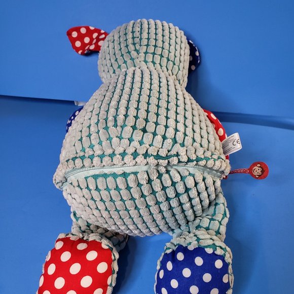 Cubbies | Toys | Cubbies Blue Polka Dot Barkley Bone Sensory Dog Plush ...